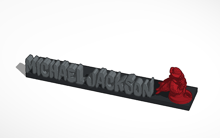 3D design Lacey-name plate - Tinkercad