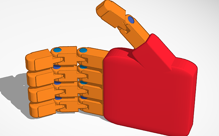 3d Design Robo Hand Tinkercad