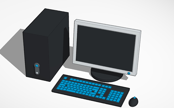 3D design Pc - Hardware en 3D - Tinkercad