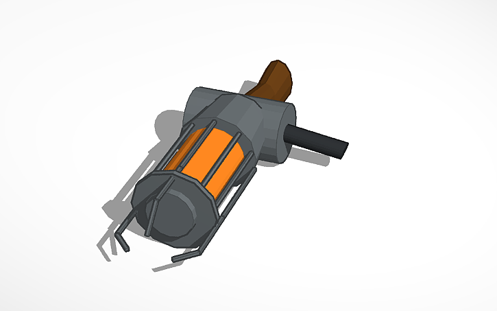 3D design Gravity Gun - Tinkercad