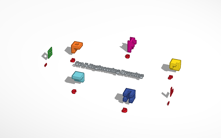 3D design Hycrux (Set B) Engineering Drawing - 1 | Tinkercad