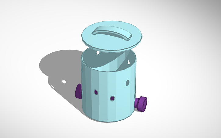 3D design Compost Bin - Tinkercad