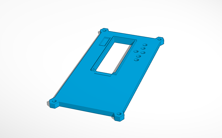 3D design Modular Case Arduino - LCD Keypad Shield - Tinkercad