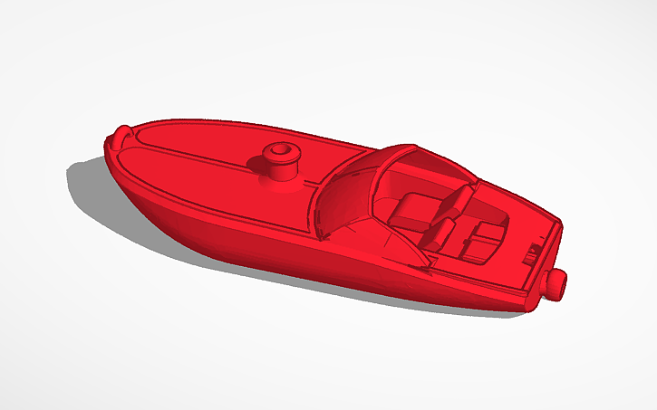 3D design Balloon Speedboat - Tinkercad