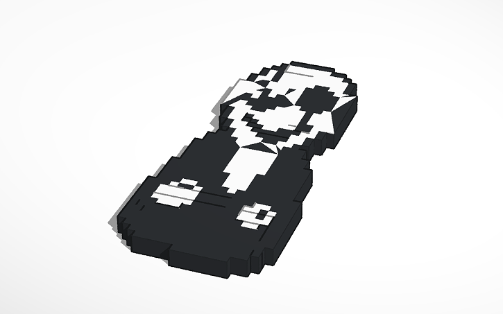 3D design undertale gaster - Tinkercad