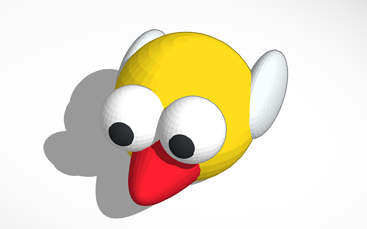 3D design flappy bird 3D desing - Tinkercad