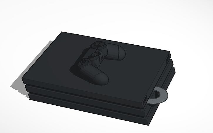 3D design PS4 Pro | Tinkercad