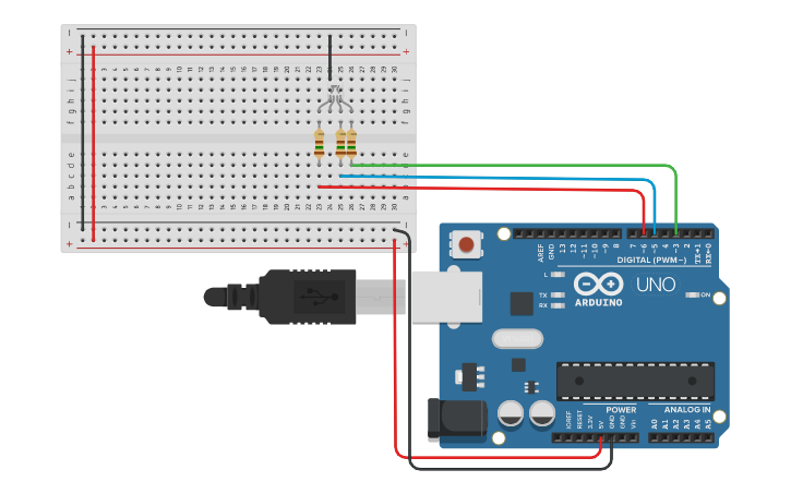 Circuit design Led rgb Pablo S | Tinkercad