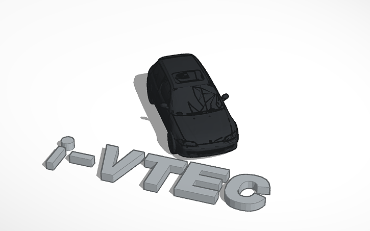 3D design 1994 Honda Civic EG - Tinkercad