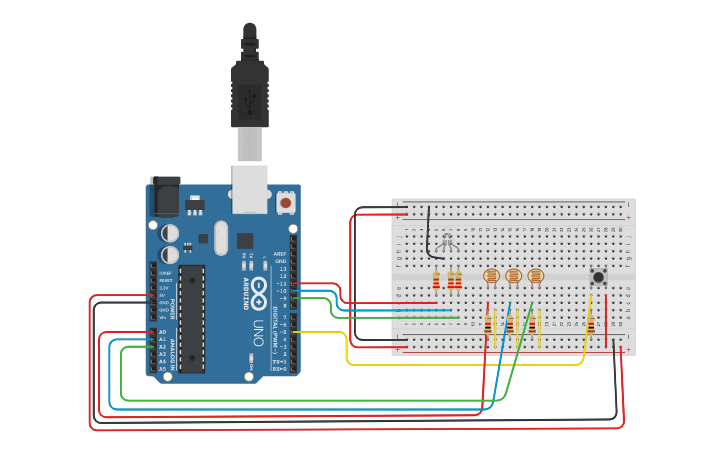 Circuit design Electronics Assignment | Tinkercad