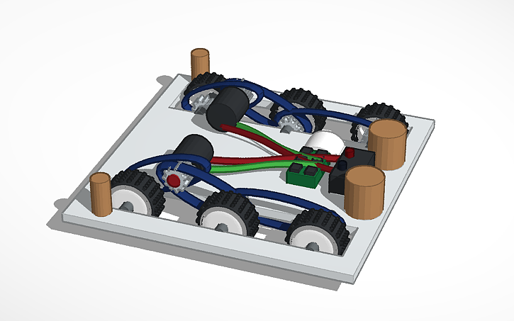 3D design chasis | Tinkercad