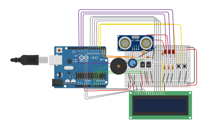 Circuit design DOOR BELL | Tinkercad