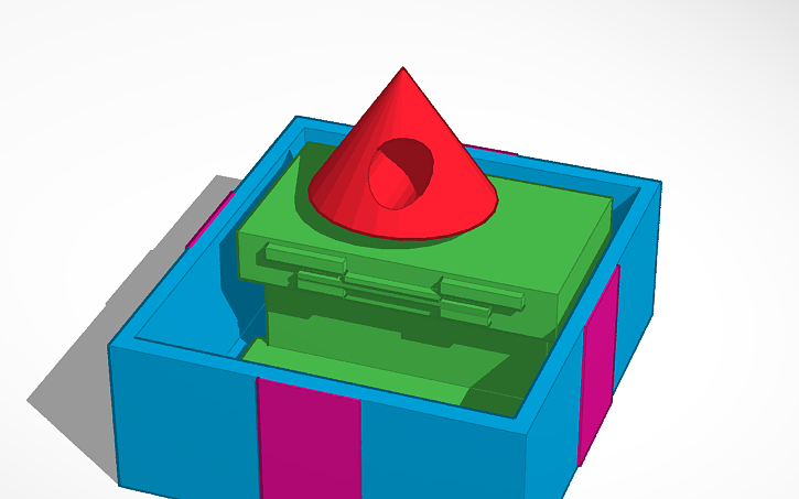 3D design Copy of Present Box - Tinkercad