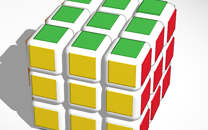 3D design RUBIK CUBE - Tinkercad