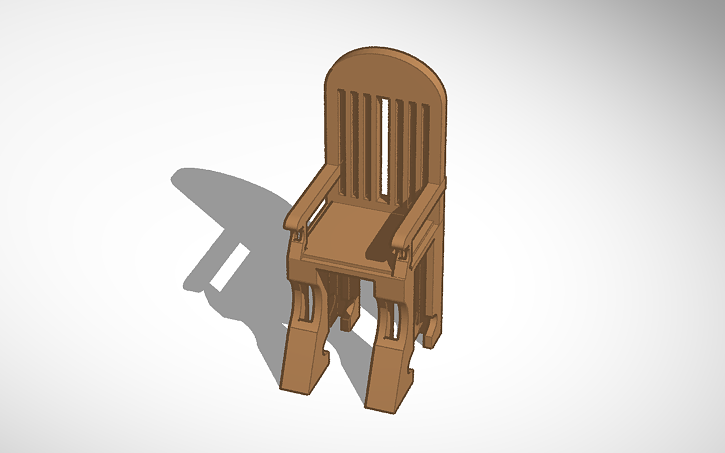 3D design Chair - Tinkercad