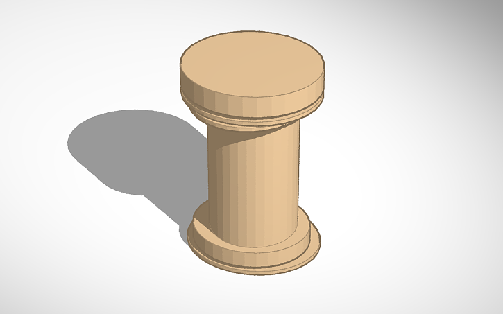 3D design rook - Tinkercad