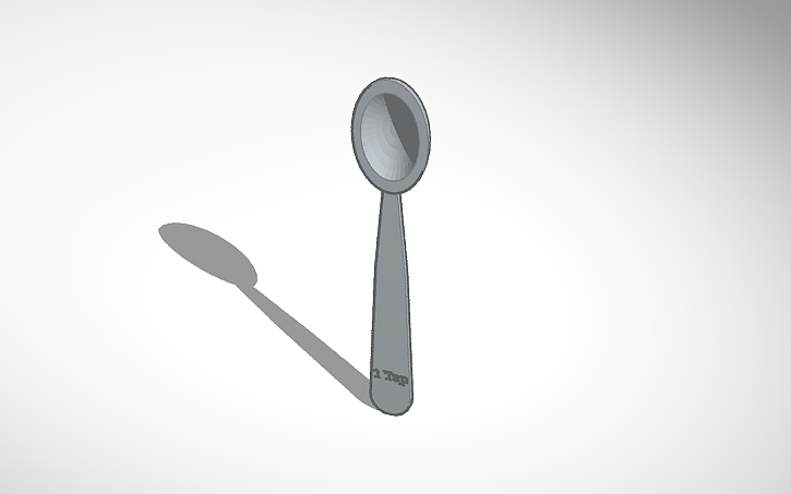 3D design Teaspoon | Tinkercad