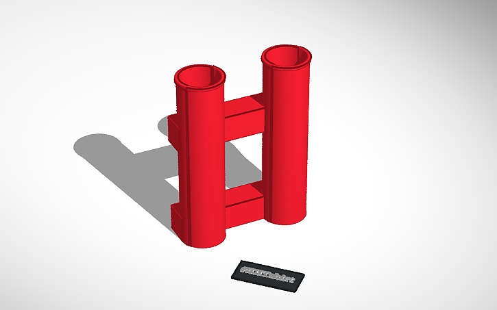 3D design Rodholder - Tinkercad