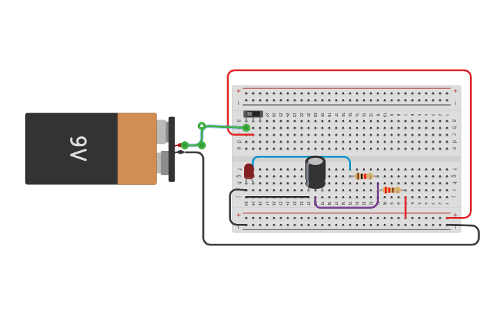 Circuit design como funciona un condensador - Tinkercad