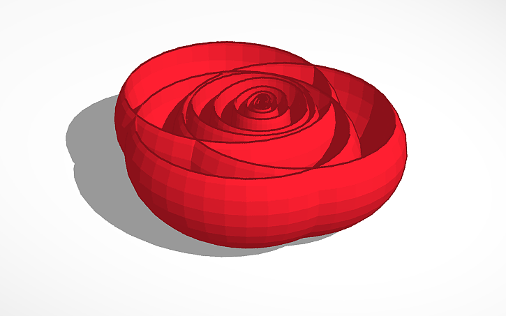 3D design flower - Tinkercad