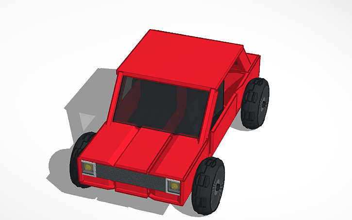 3D design toy car - Tinkercad