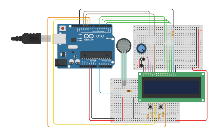 Circuit design Balance en kilos v2.0 | Tinkercad