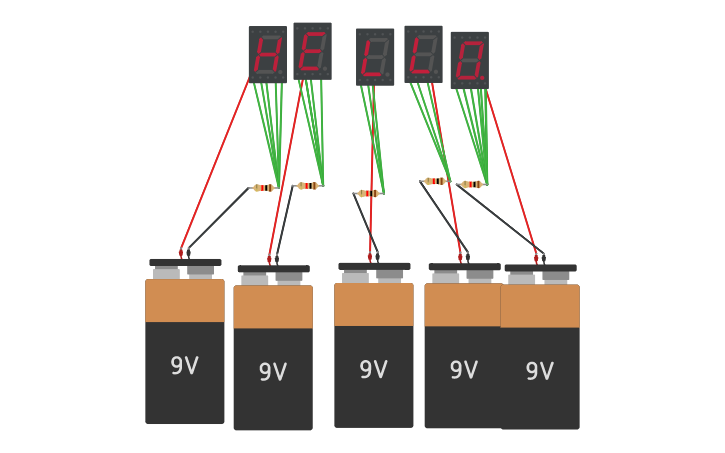 Circuit design numbers | Tinkercad
