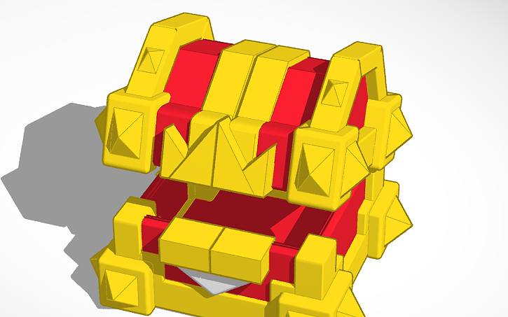 3D design Some Random Treasure Chest - Tinkercad