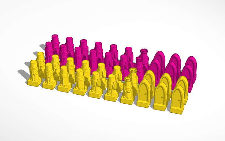 3D design Lego Game Pieces | Tinkercad