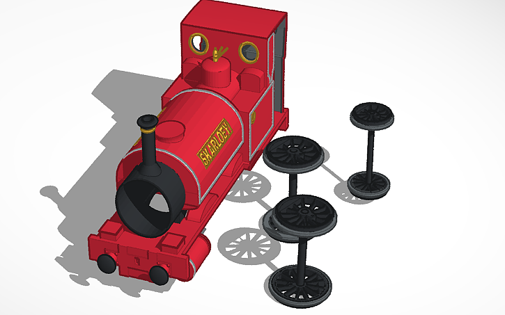 3D design Skarloey body shell - Tinkercad