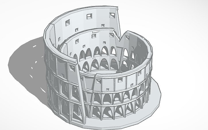 3D design Fantastic Coliseum - Tinkercad