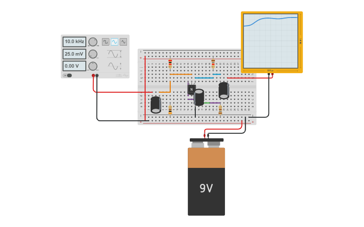 Circuit design LUIGI ROSATI amplificatore ad emettitore comune 4aet ...