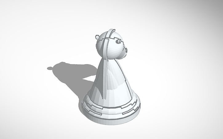 3D design Chess---Knight - Tinkercad