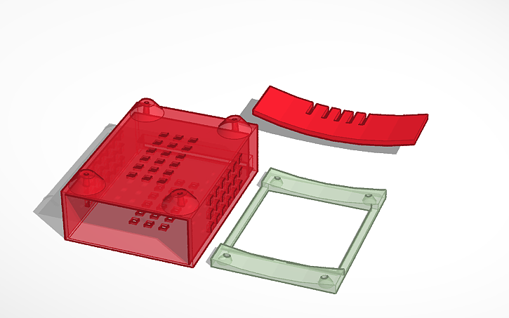 3D design Stc-3018 case & template - Tinkercad