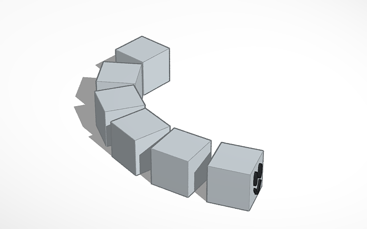 3D design (Season 1) MAGICAL BLOCK WORM | Tinkercad