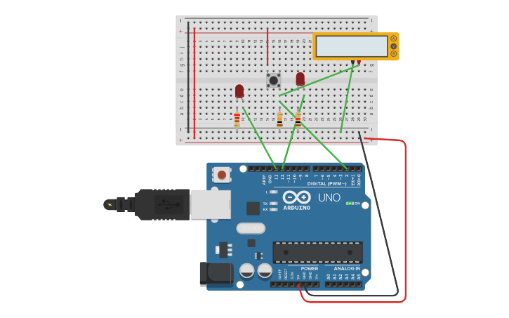 Circuit design Humidifier Sample Circuit - Tinkercad