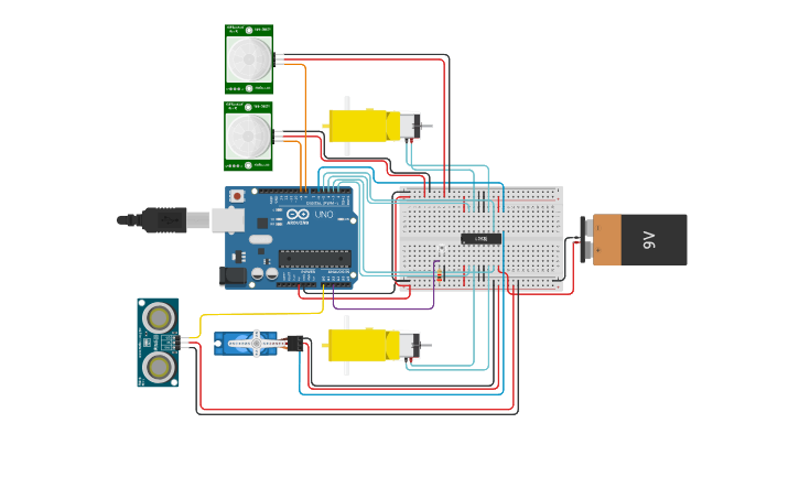 Circuit design Terreneitor 1.0 - Tinkercad