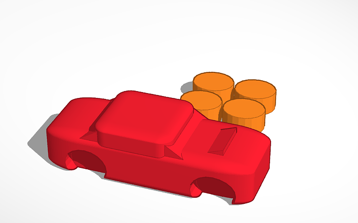 3D design Mighty Super Car 2 - Tinkercad