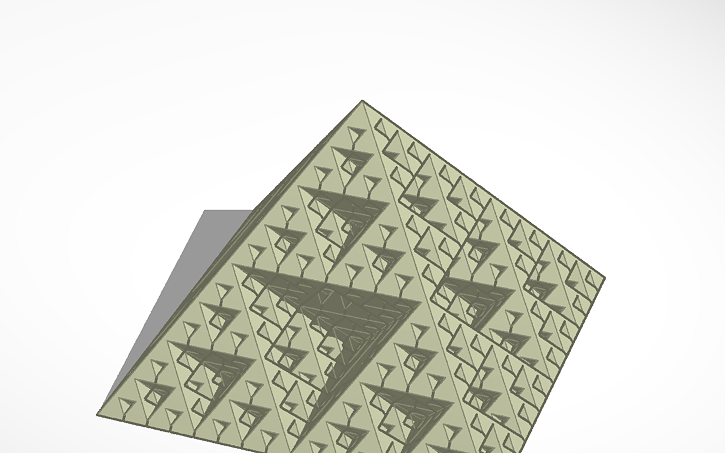 3D design Fractal Pyramid | Tinkercad