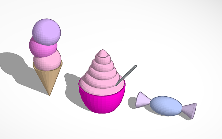 3D design Candy - Tinkercad
