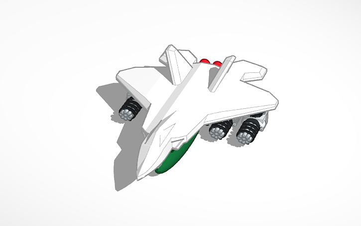 3D design jet - Tinkercad