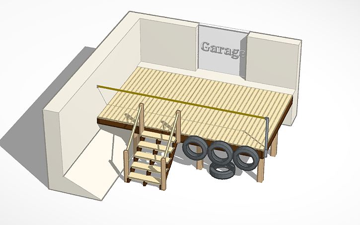 3D design Loading Dock Extension - Tinkercad