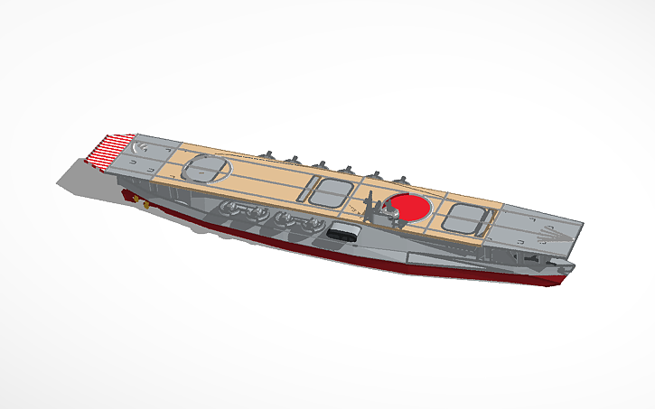 3D design Attempt On Akagi - Tinkercad