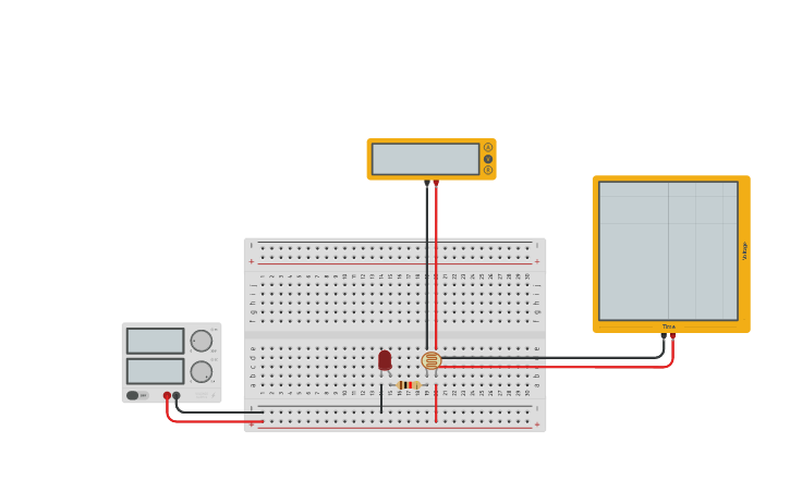 Circuit Design Photoresistor Tinkercad