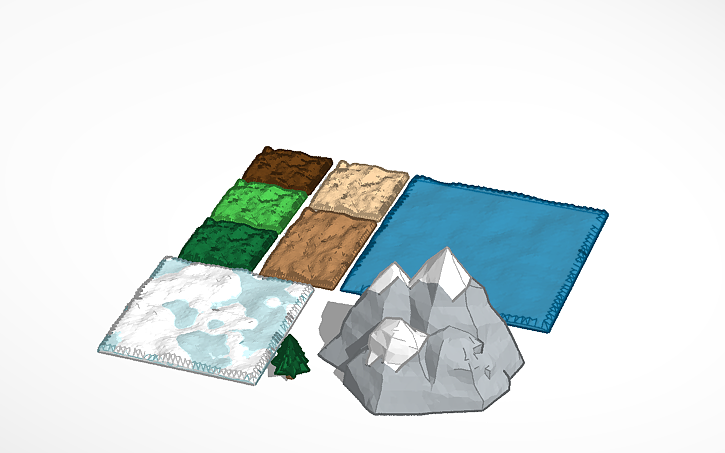 3D design LandScapes - Tinkercad