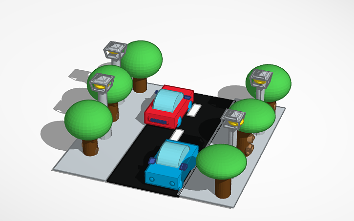3D design Carretera - Tinkercad