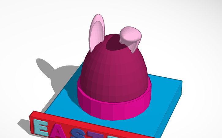 3D design Easter egg | Tinkercad