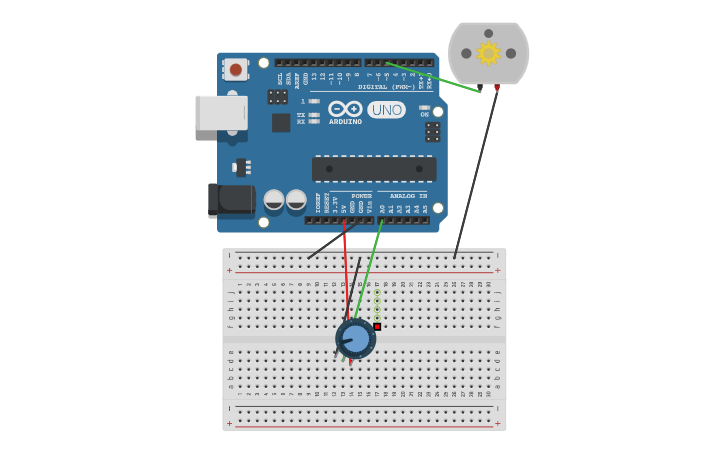 Circuit design arduino - Tinkercad