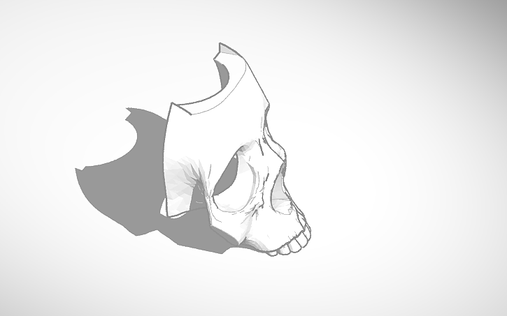 3D design Call Of Duty Ghost Mask - Tinkercad