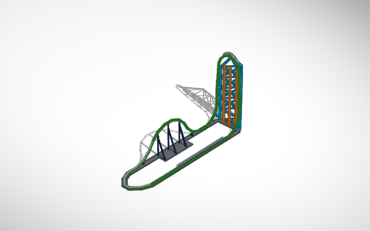 3D design Kingda ka - Tinkercad